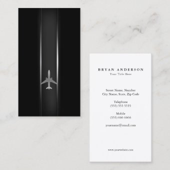 Aviation - Airplane Business Card | Zazzle