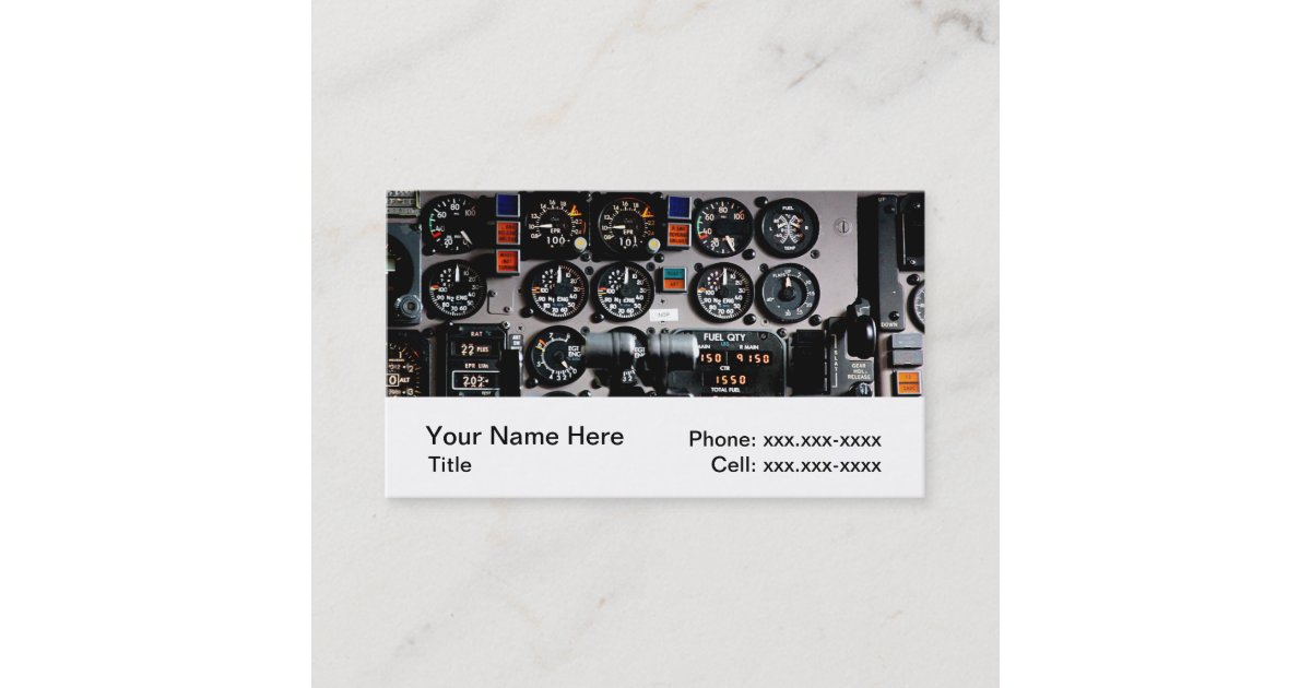 Aviation Business Cards | Zazzle