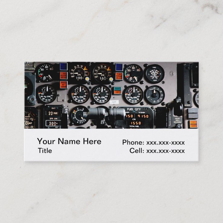 Aviation Business Cards | Zazzle