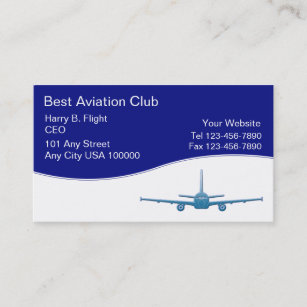 Aviation Business Cards | Zazzle