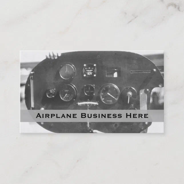 Aviation Control Panel Business Card | Zazzle