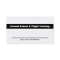 Aviation Flight Instructor Appointment Card | Zazzle