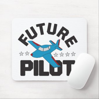 Aviation for Kids Flying High Future Pilots Mouse Pad | Zazzle