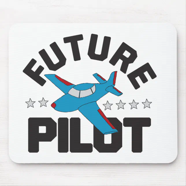 Aviation for Kids Flying High Future Pilots Mouse Pad | Zazzle