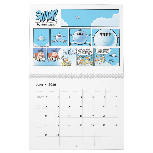 Aviation Humor Comics Calendar | Zazzle