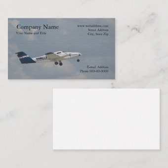 Aviation Pilot Business Card | Zazzle