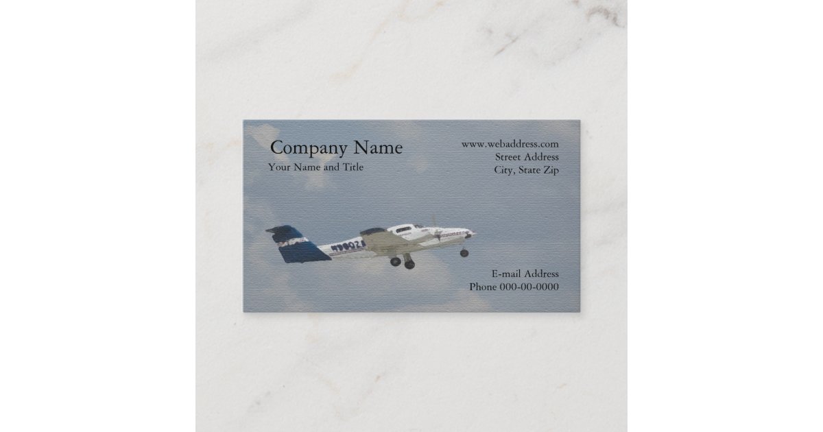 Aviation Pilot Business Card | Zazzle