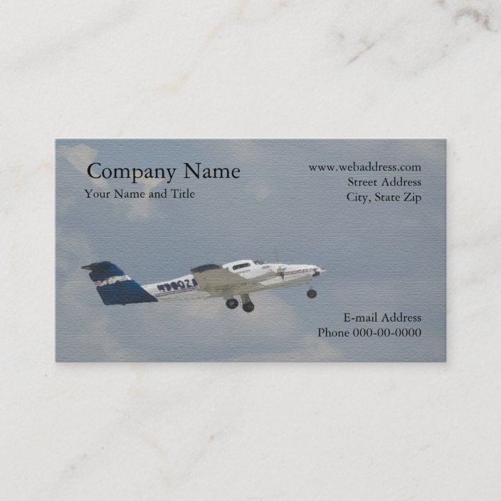 Aviation Pilot Business Card | Zazzle.com