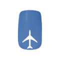 Aviation Plane Airplane Pilot Flying Minx Nail Art | Zazzle