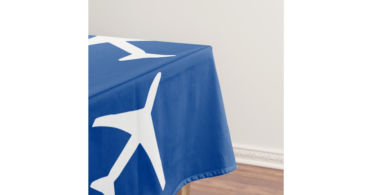 Aviation Plane Airplane Pilot Flying Tablecloth | Zazzle