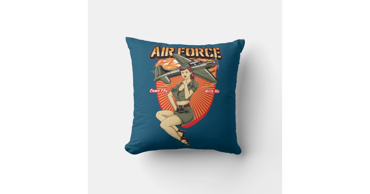 Aviation Vintage Air Force Throw Pillow | Zazzle Aviation Vintage Air Force Throw Pillow | Zazzle