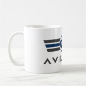 Aviator Logo With Fighter Pilot Helmet Coffee Mug | Zazzle