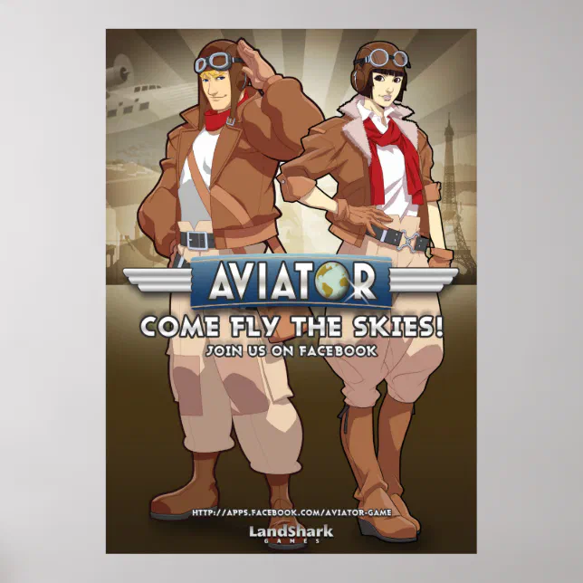 Aviator the Facebook Game Poster | Zazzle