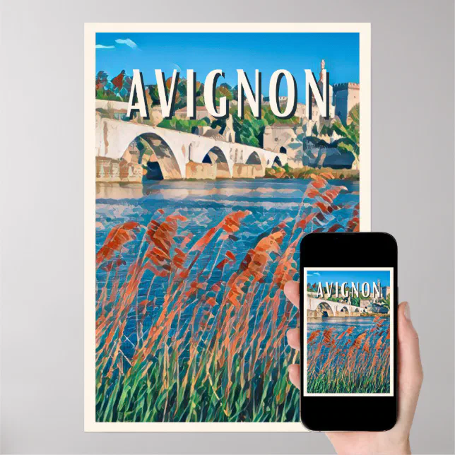 Avignon Photo Vintage Poster | Zazzle