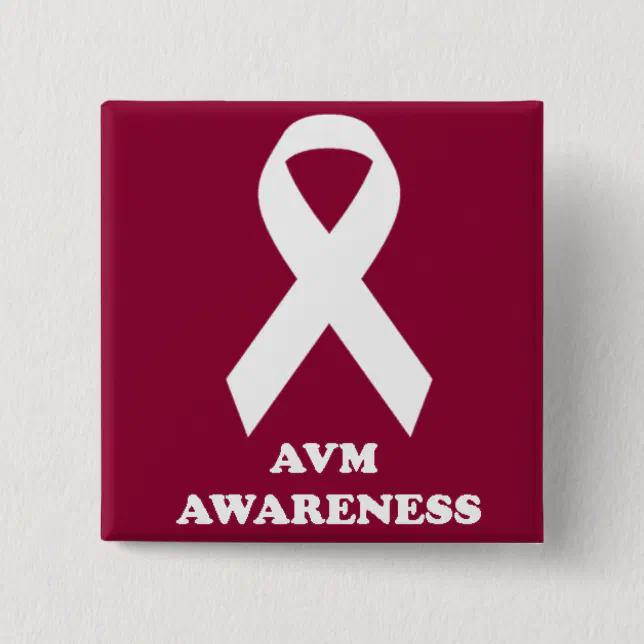 AVM Awareness Button | Zazzle