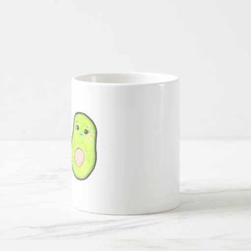 Avo good day Kawaii Avocado Tropical Fruit cute Coffee Mug | Zazzle