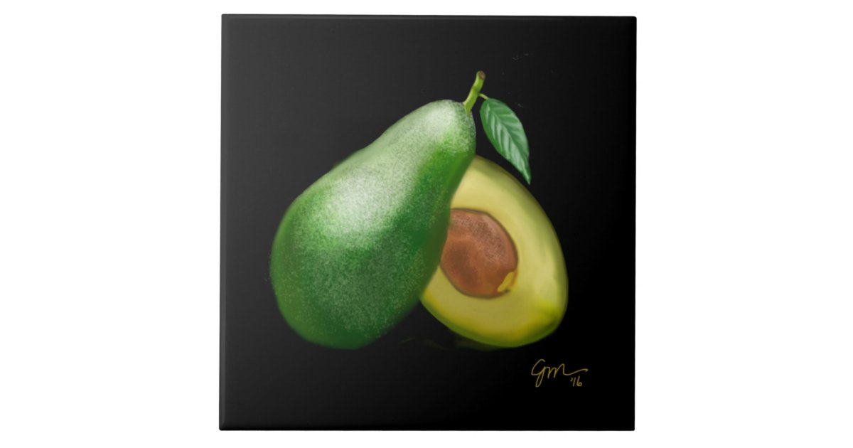 Avocado Ceramic Tile | Zazzle