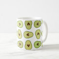 Avocado Heart Healthy Fruit Custom Coffee Mug | Zazzle
