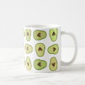 Avocado Heart Healthy Fruit Custom Coffee Mug | Zazzle
