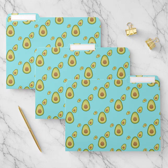Avocado is My Spirit Fruit File Folder | Zazzle