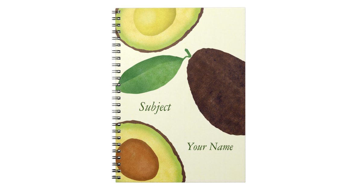 Avocado Notebook | Zazzle