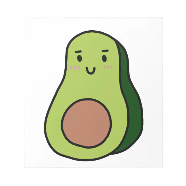 AVOCADO shirts, accessories, CUTE! Notepad | Zazzle