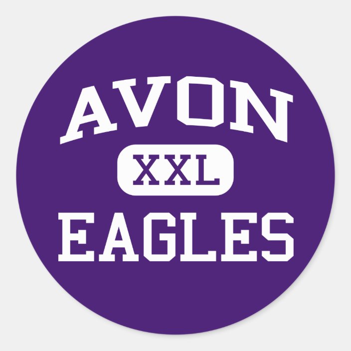Avon - Eagles - Avon High School - Avon Ohio Classic Round Sticker ...
