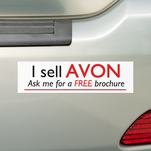 Avon Professional Advertising Bumper Sticker | Zazzle