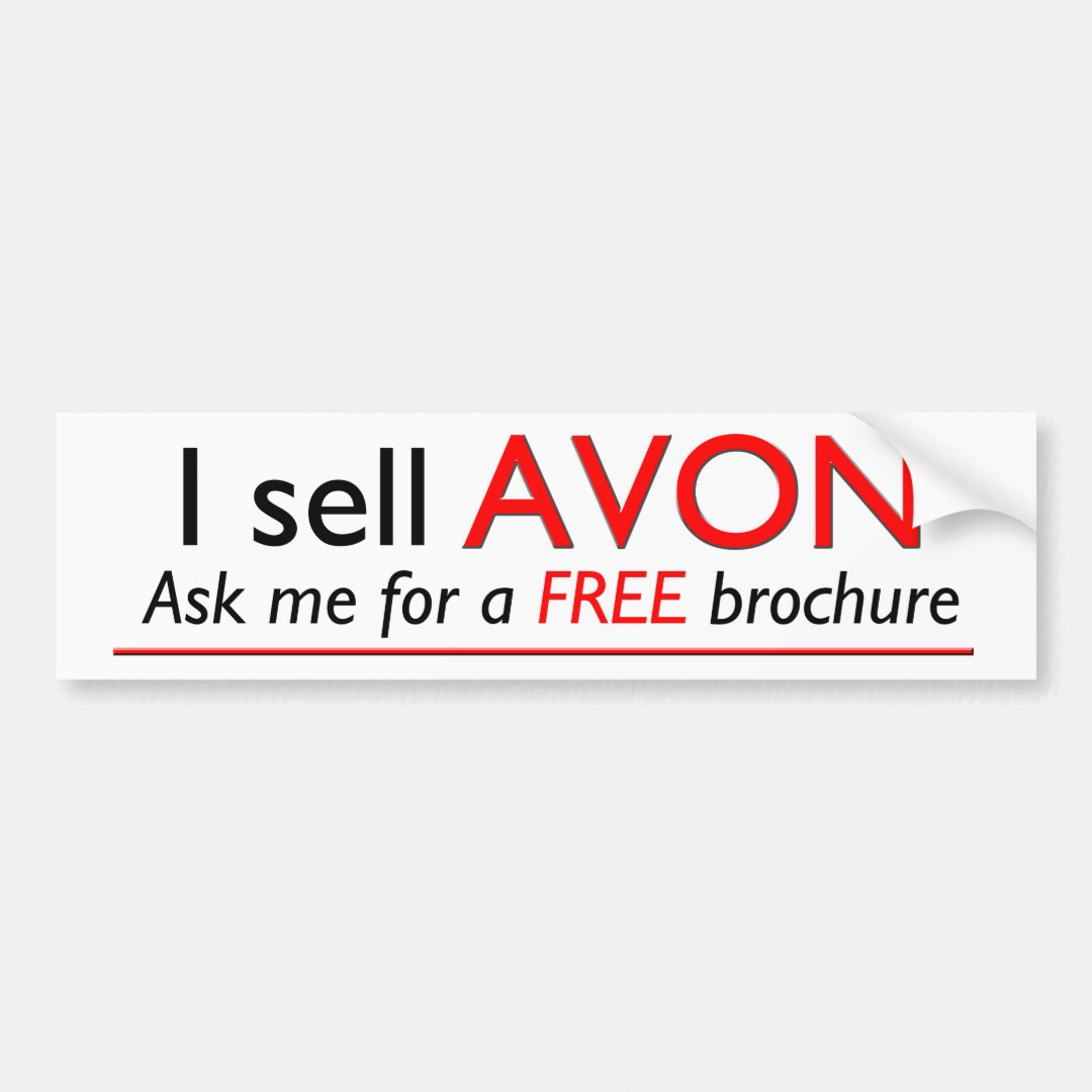Avon Professional Advertising Bumper Sticker | Zazzle