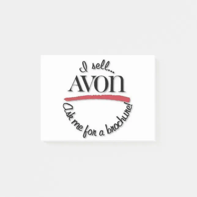 Avon Rep Post-It notes | Zazzle