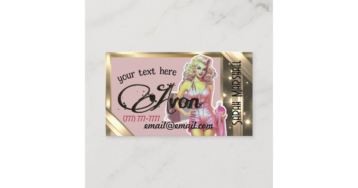 Avon Representative Business Card | Zazzle