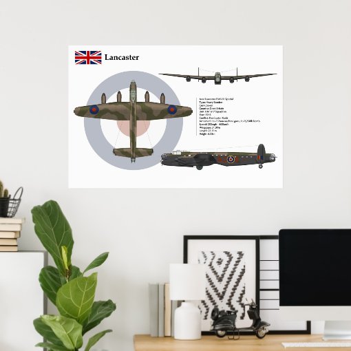 Avro Lancaster BI Special 617 Squadron Poster | Zazzle