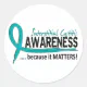 Awareness 2 Interstitial Cystitis Classic Round Sticker | Zazzle