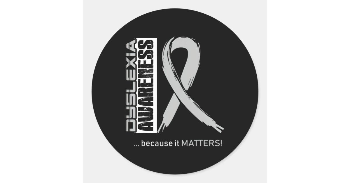 Awareness Because Its Problems We Fight Together Classic Round Sticker ...