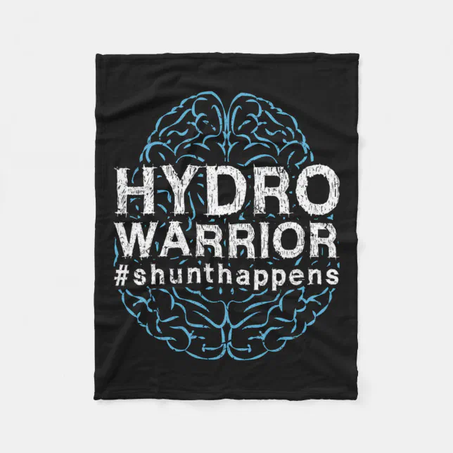 Awareness Hydro Warrior Shunt Happens Brain Fleece Blanket | Zazzle Awareness Hydro Warrior Shunt Happens Brain Fleece Blanket | Zazzle