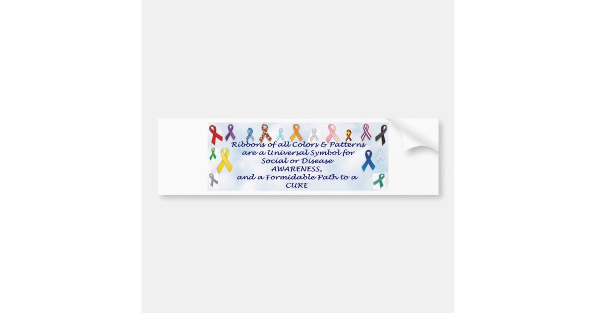 Awareness items bumper sticker | Zazzle