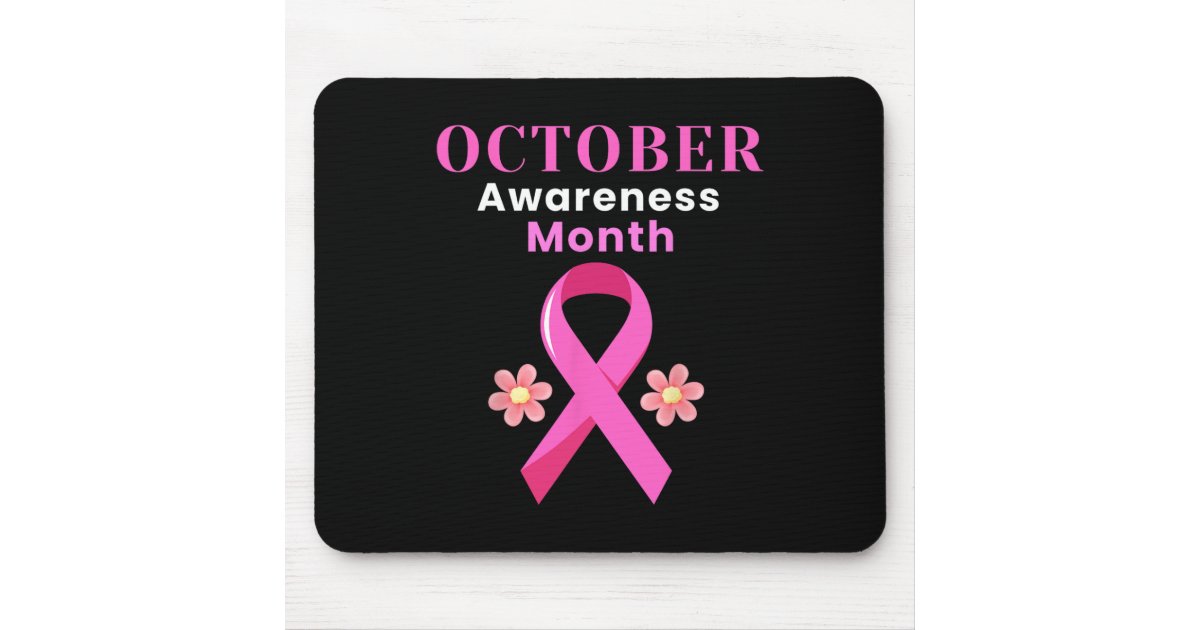 Awareness Month Breast Cancer Costume Month Cute T Mouse Pad | Zazzle