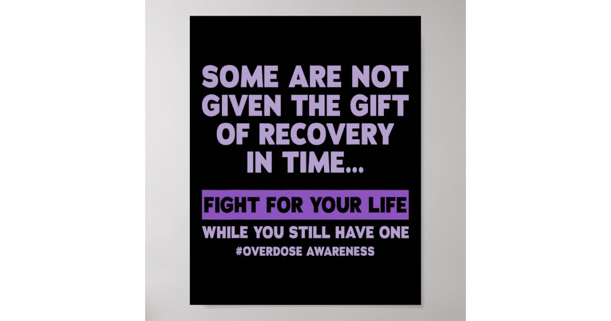 Awareness Recovery Poster | Zazzle