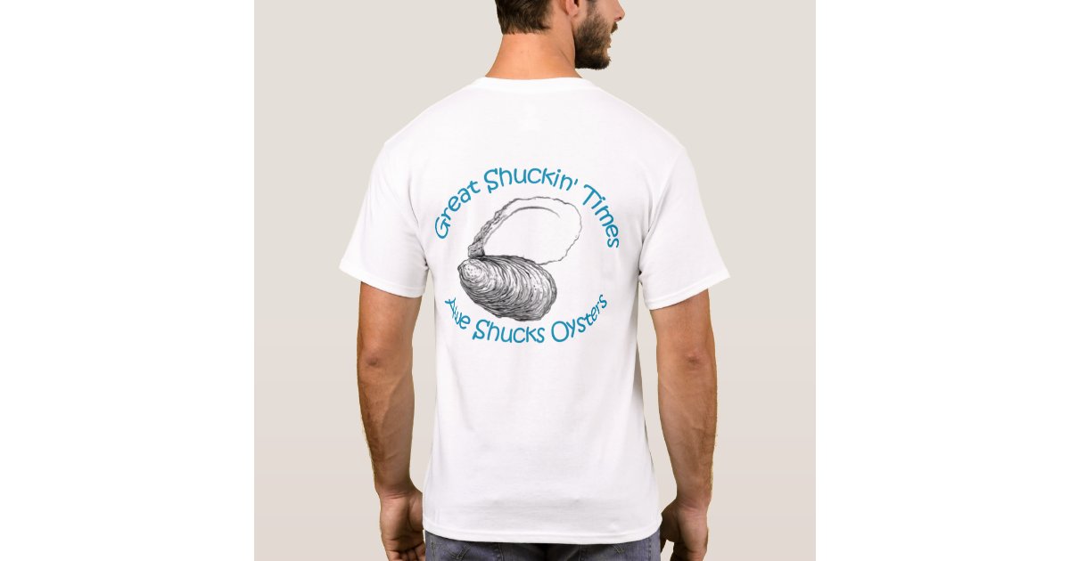 Awe Shucks Oysters Logo Shirtt - Men T-Shirt | Zazzle