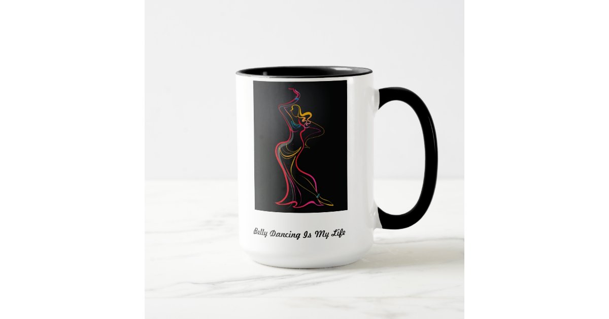 Awesome Belly Dancing Coffee Mug | Zazzle
