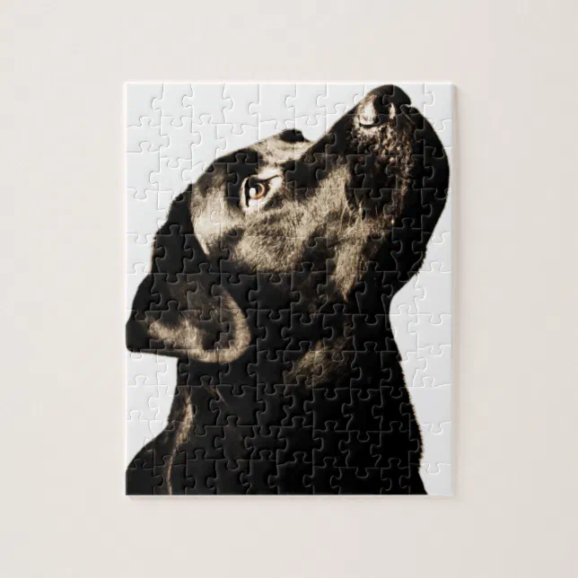 Awesome Black Labrador Retriever Jigsaw Puzzle | Zazzle