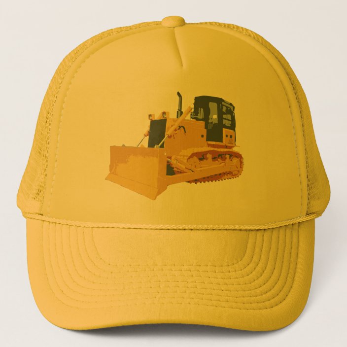 Awesome Bulldozer Trucker Hat | Zazzle.com