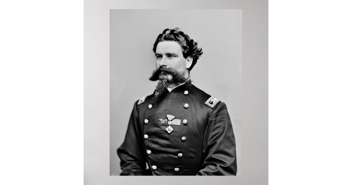 Awesome Civil War Goatee, 1860s Poster | Zazzle