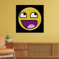 Awesome Face Internet Meme Poster | Zazzle