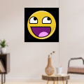 Awesome Face Internet Meme Poster | Zazzle