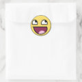 Awesome Face Sticker | Zazzle