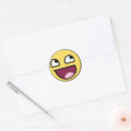 Awesome Face Sticker | Zazzle