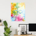 Awesome Infinity symbol "To infinity and beyond" Poster | Zazzle