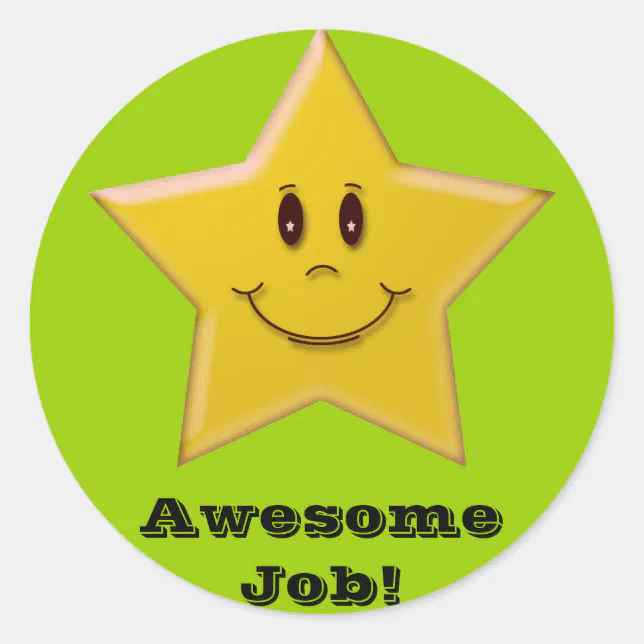 Awesome Job! Sticker | Zazzle