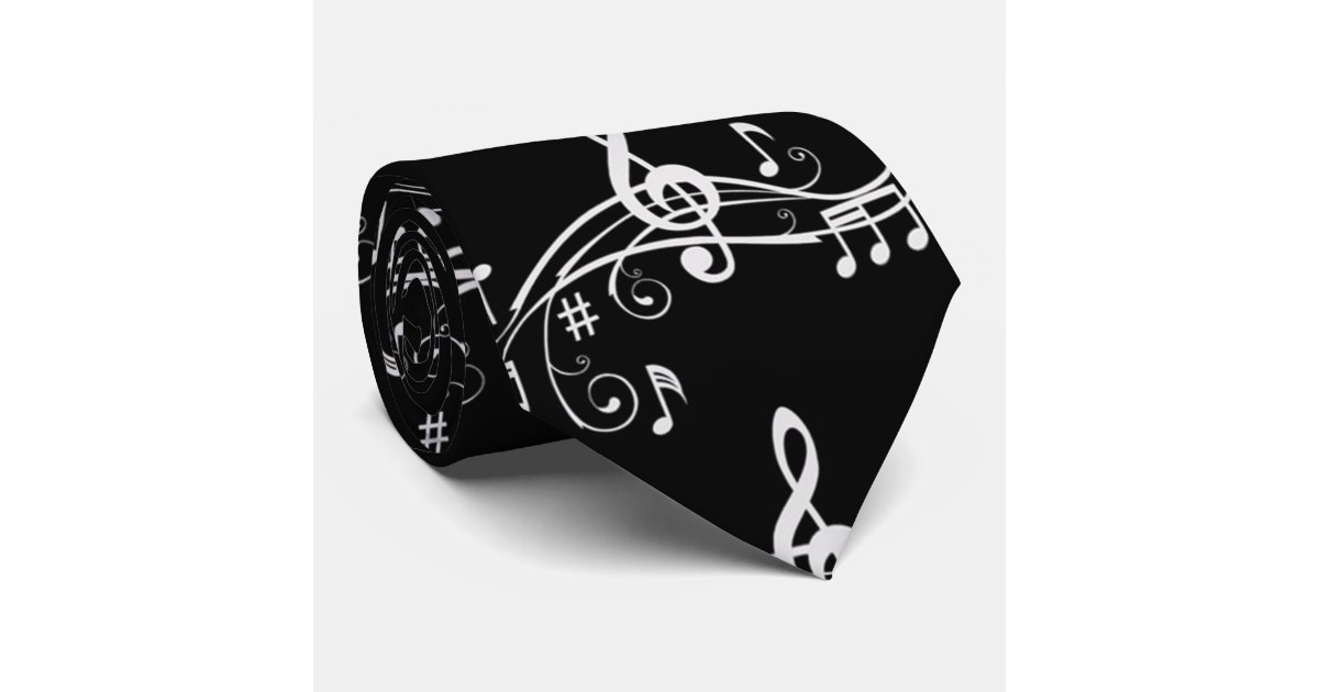 AWESOME MUSICAL NOTES*** TIE | Zazzle